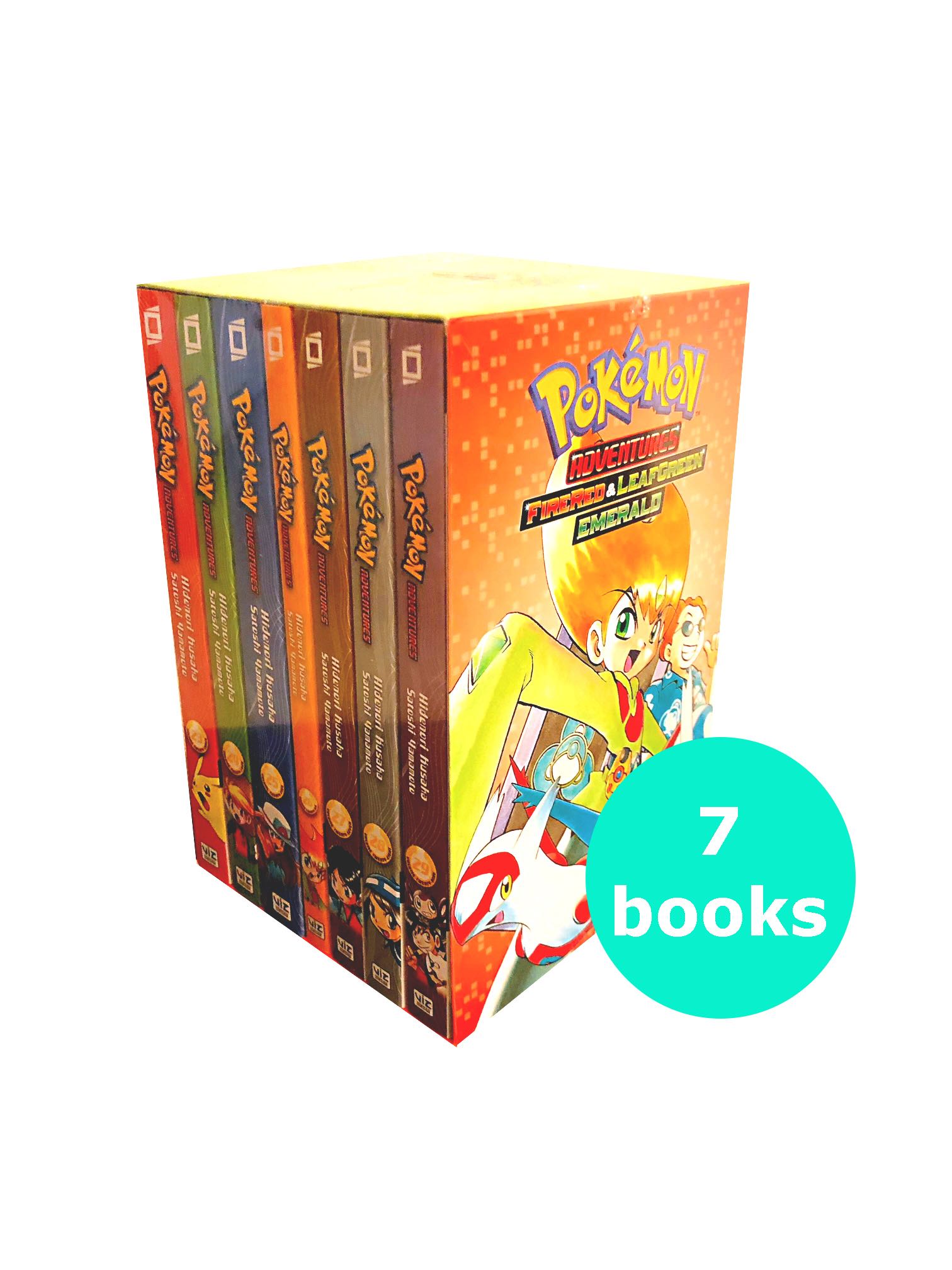 Pokémon Adventures; FireRed, LeafGreen & Emerald (7 books), Books ...