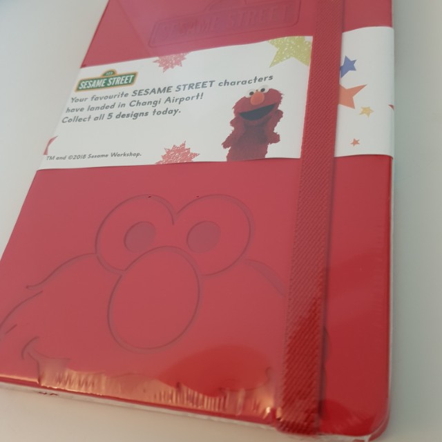 Sesame street limited edition notebook- Elmo, Hobbies & Toys, Books ...