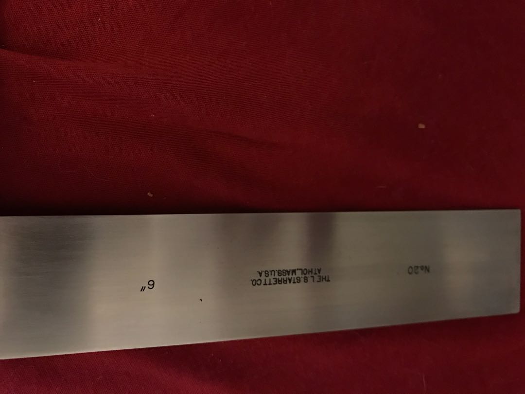Starrett 20-6 Master Precision Square, Hobbies & Toys, Stationery ...