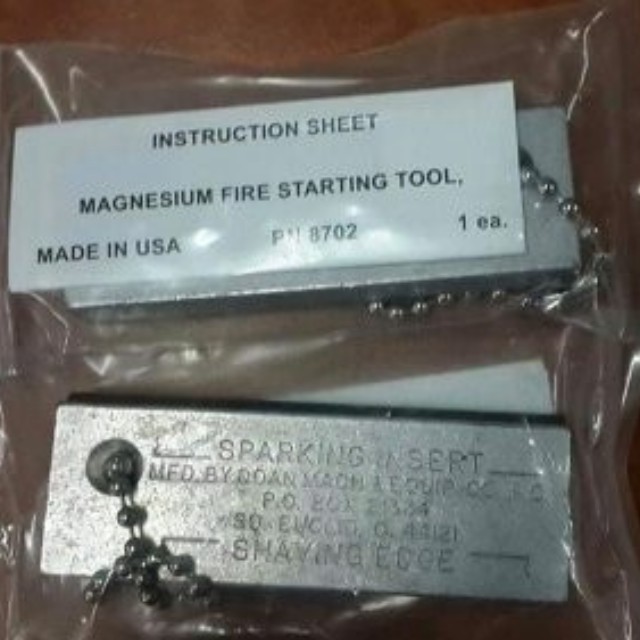 U.S AIR FORCE MAGNESIUM FIRE STARTING TOOLS MADE IN USA, Sports ...
