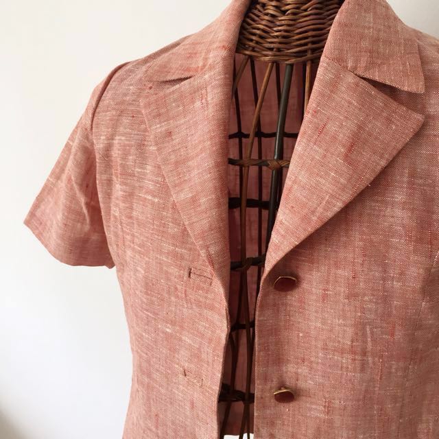 Vintage red summer jacket, Women's Fashion, Coats, Jackets and ...