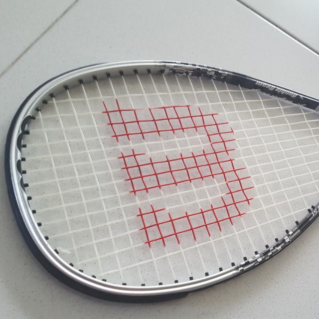 Wilson Titanium Squash Racket, Sports Equipment, Sports & Games, Racket ...