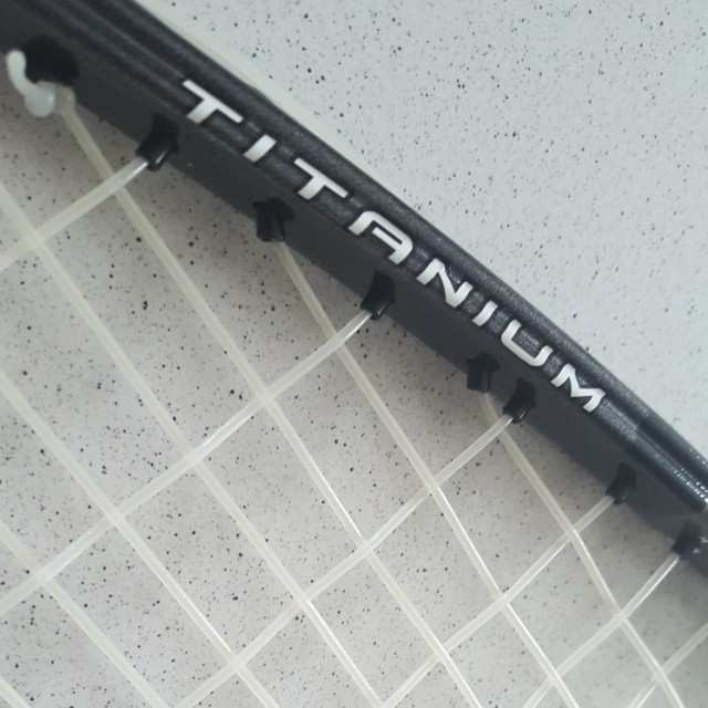 Wilson Titanium Squash Racket, Sports Equipment, Sports & Games, Racket ...