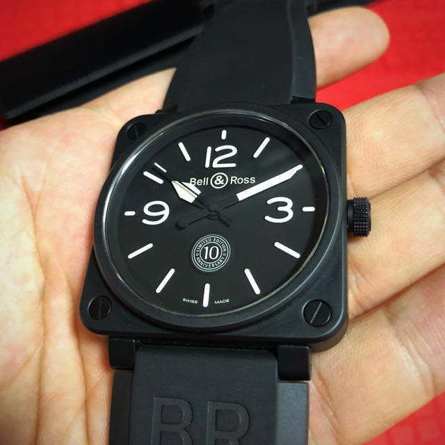 Bell & Ross BR 01-92 10th Anniversary Limited Edition Matte Black ...