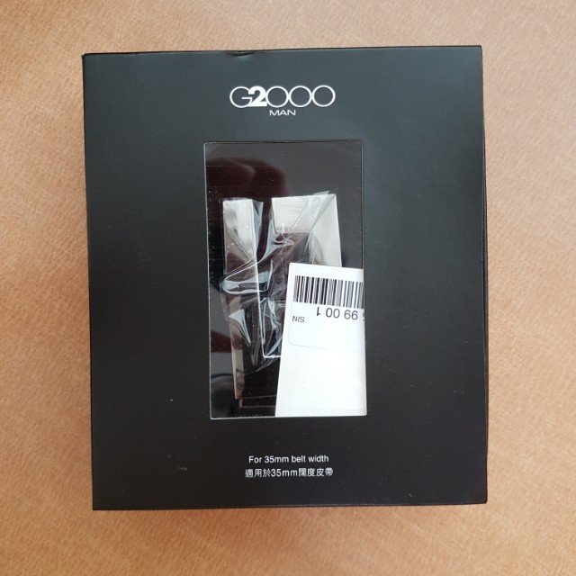 BNIB G2000 Belt (Black), Men's Fashion, Tops & Sets, Formal Shirts on ...