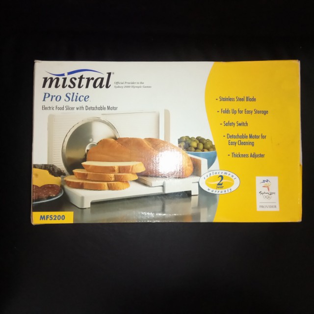 Brand new, unused, Mistral Pro Food/Bread Slicer MFS200, TV & Home ...