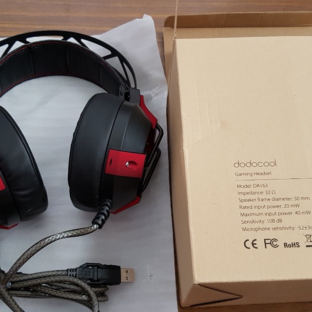 Gaming Headset - dodocool DA163, Audio, Headphones & Headsets on Carousell