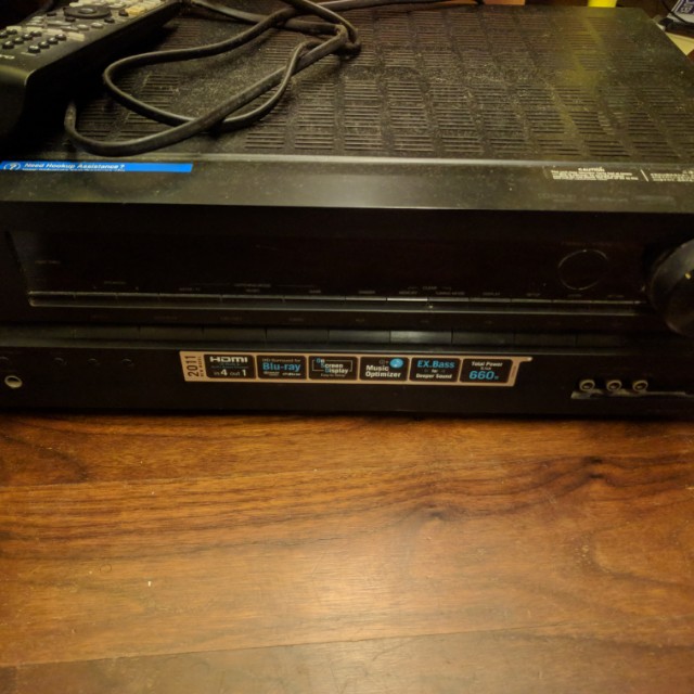Onkyo 5.1 receiver HT-R390 (needs repair), Audio, Soundbars, Speakers & Amplifiers on Carousell