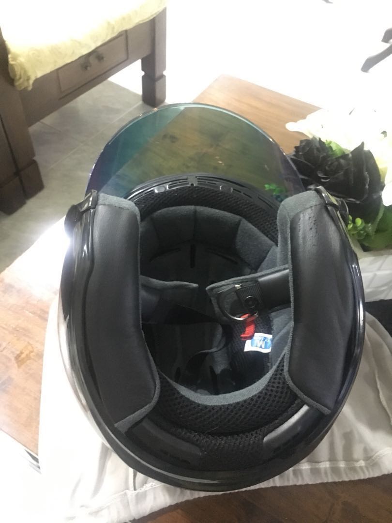 Shoei JForce2 Jack Black helmet, Motorcycles, Motorcycle Apparel on ...