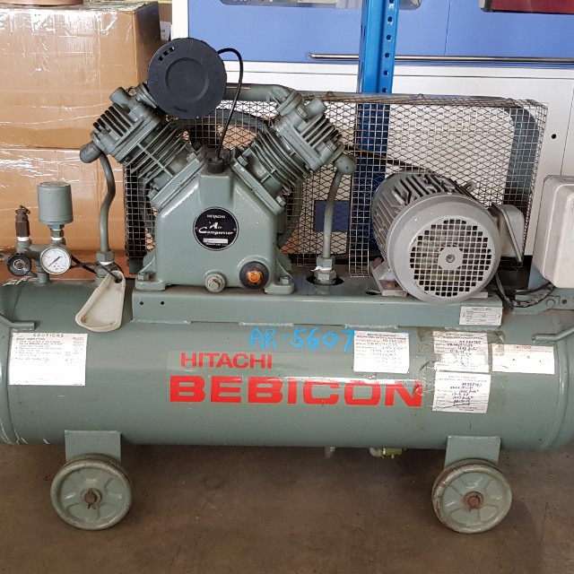 Used Hitachi Bebicon 90L Air Compressor, Everything Else on Carousell