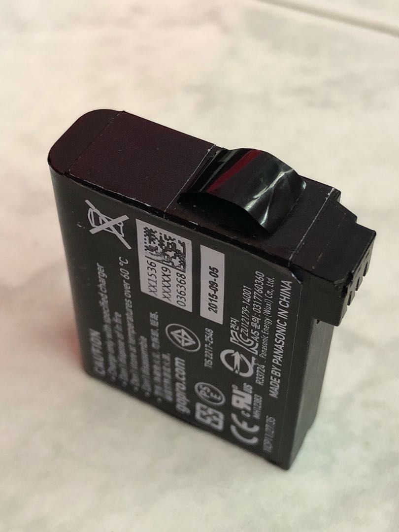 GoPro Hero 4 battery, Photography, Photography Accessories, Batteries ...