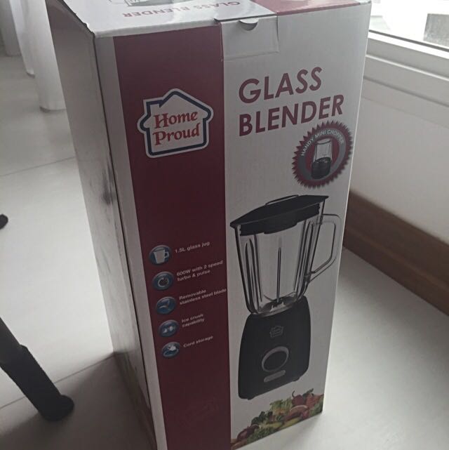 Home Proud 1.5L Glass Blender, TV & Home Appliances, Kitchen Appliances ...