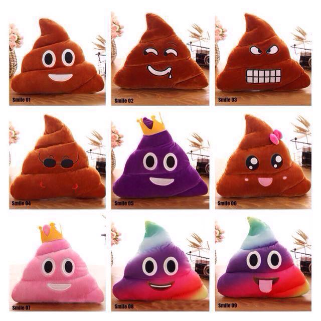 Korean Poop Emoji Plush 3D Character Toy Pillow, Babies & Kids, Baby ...