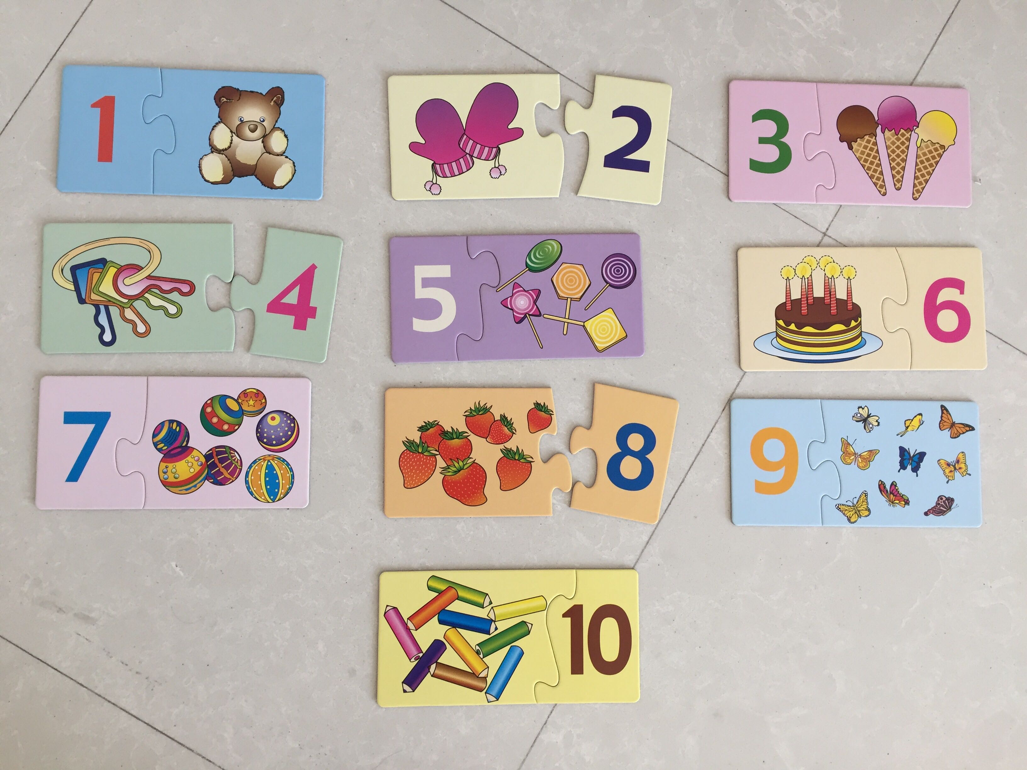 Learning Numbers Puzzle, Hobbies & Toys, Toys & Games on Carousell