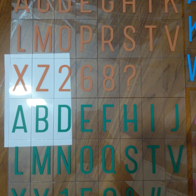 LIGHT BOX LETTERS, Furniture & Home Living, Lighting & Fans, Lighting ...