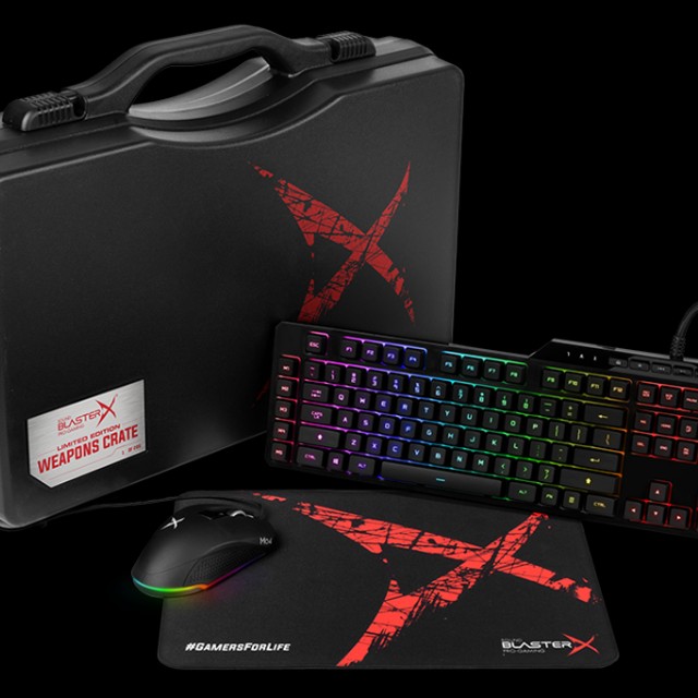 Limited Edition Sound BlasterX Weapons Crate, TV & Home Appliances, TV ...