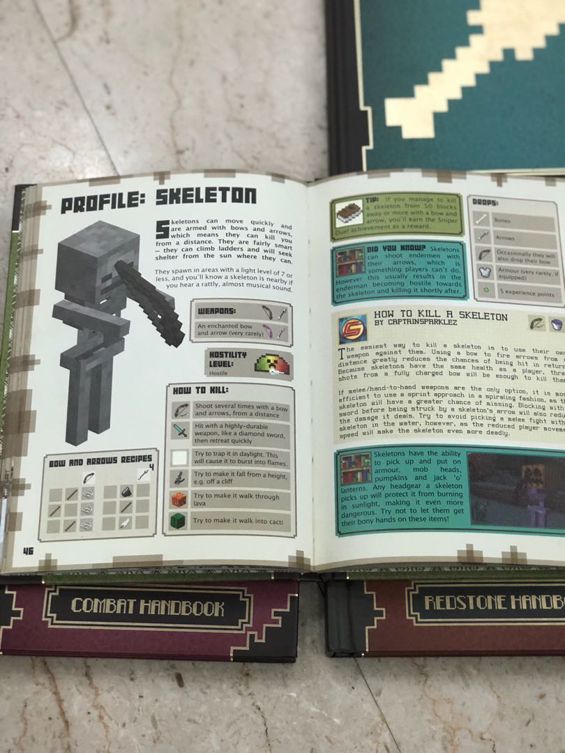 Minecraft complete handbook collection, Hobbies & Toys, Books ...