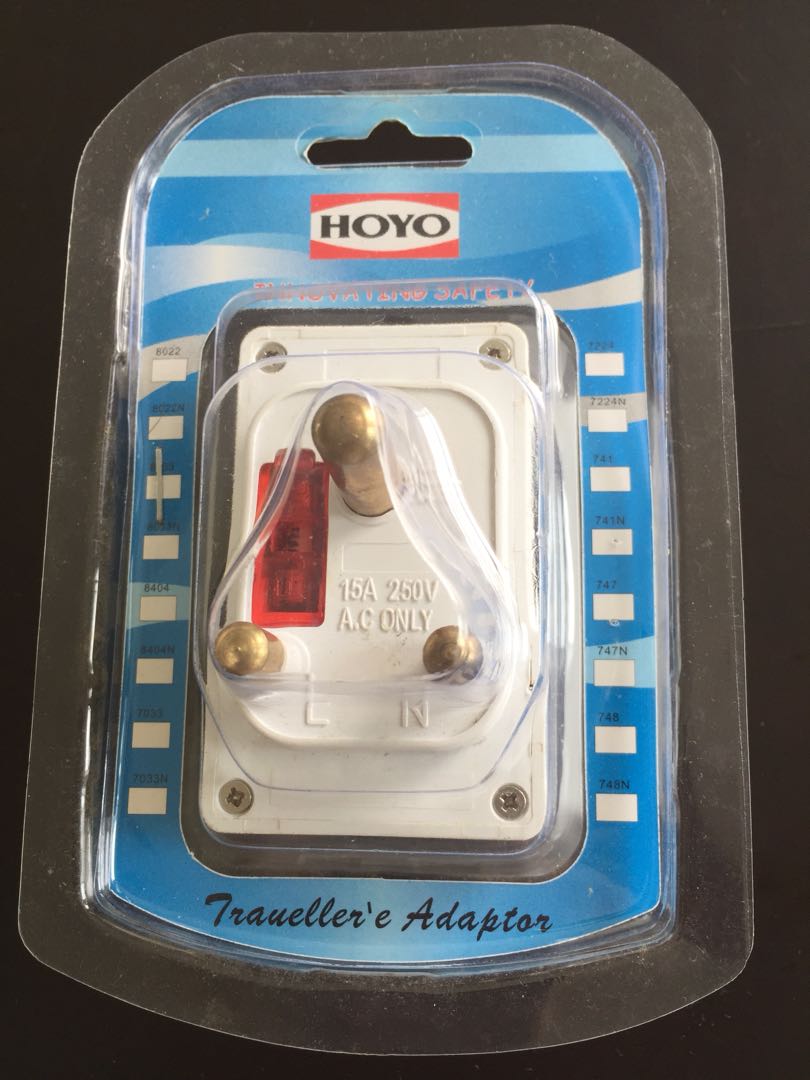 Multi-plug adaptor for 3-round pin socket, TV & Home Appliances ...