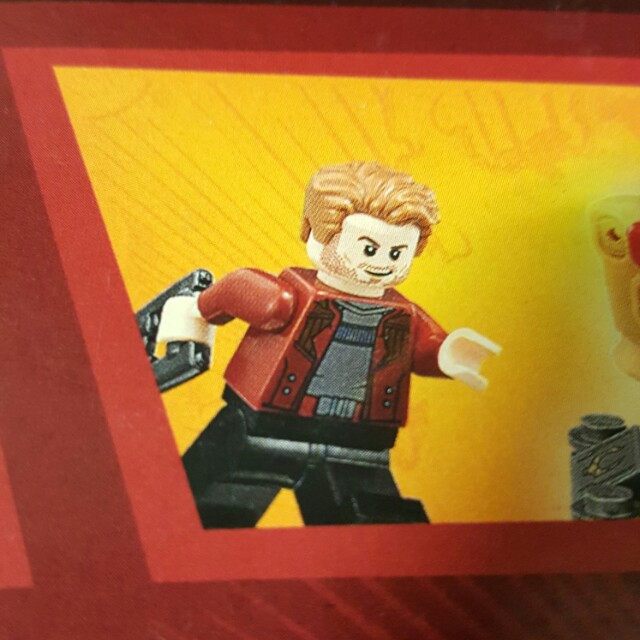 Star-Lord Peter Quill Lego Minifigure Avengers Infinity War Marvel ...