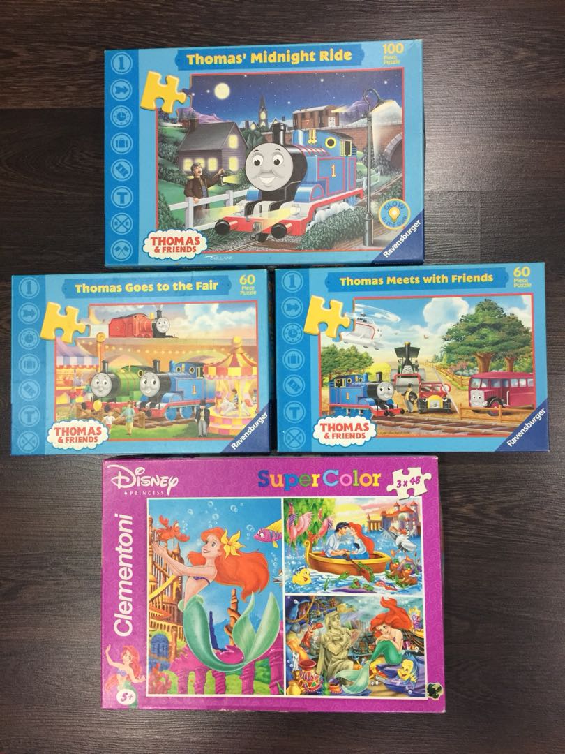 Thomas The Train puzzles, Hobbies & Toys, Toys & Games on Carousell