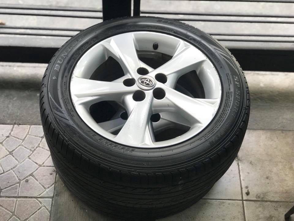 Toyota Altis Stock Mags & Tires V, Car Parts & Accessories on Carousell