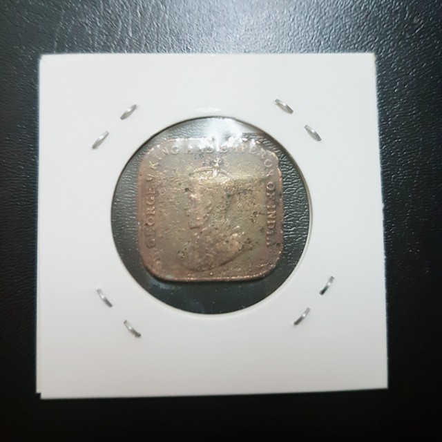 1919 Strait Settlement 1 Cent George V King And Emperor Of India ...