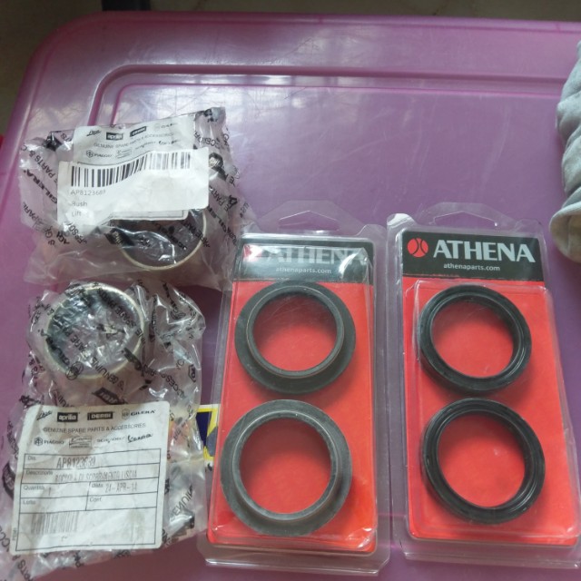 Aprilia rs125 front fork rebuild kit with bushing, Motorcycles ...