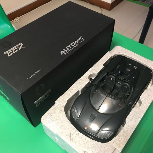 AUTOART KOENIGSEGG CCX BLACK 1:18 CAR MODEL - COLLECTIBLE SWEDEN RARE ...