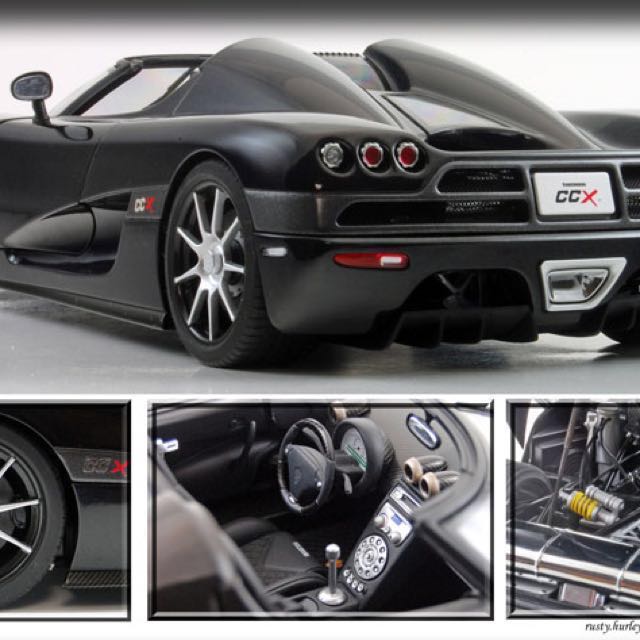 AUTOART KOENIGSEGG CCX BLACK 1:18 CAR MODEL - COLLECTIBLE SWEDEN RARE ...