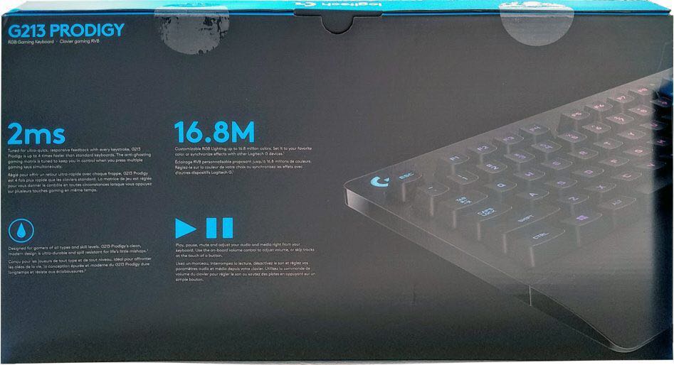 BNIB Logitech G213 Prodigy Gaming Keyboard, Computers & Tech, Parts ...