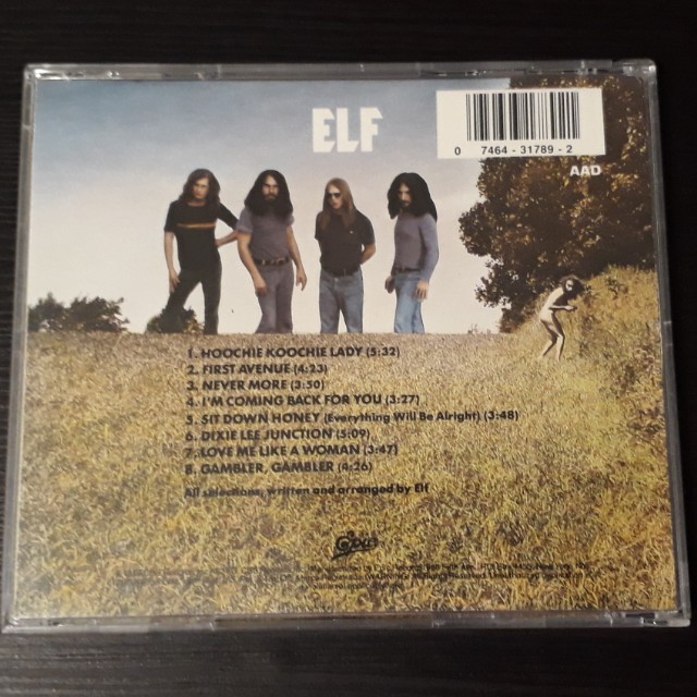 CD Elf - Elf ( Ronnie James Dio ) Original 1972 First Press,USA, Hobbies & Toys, Music & Media ...