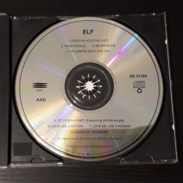 CD Elf - Elf ( Ronnie James Dio ) Original 1972 First Press,USA ...