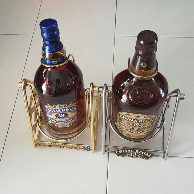 Chivas Regal w/Cradle, Food & Drinks, Alcoholic Beverages on Carousell