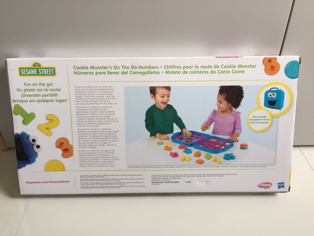 Cookie Monster's On the Go Numbers, Hobbies & Toys, Books & Magazines ...