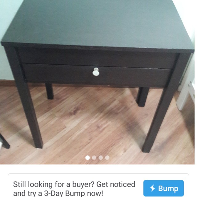 Extendable Laptop/study table from ikea, Furniture & Home Living ...