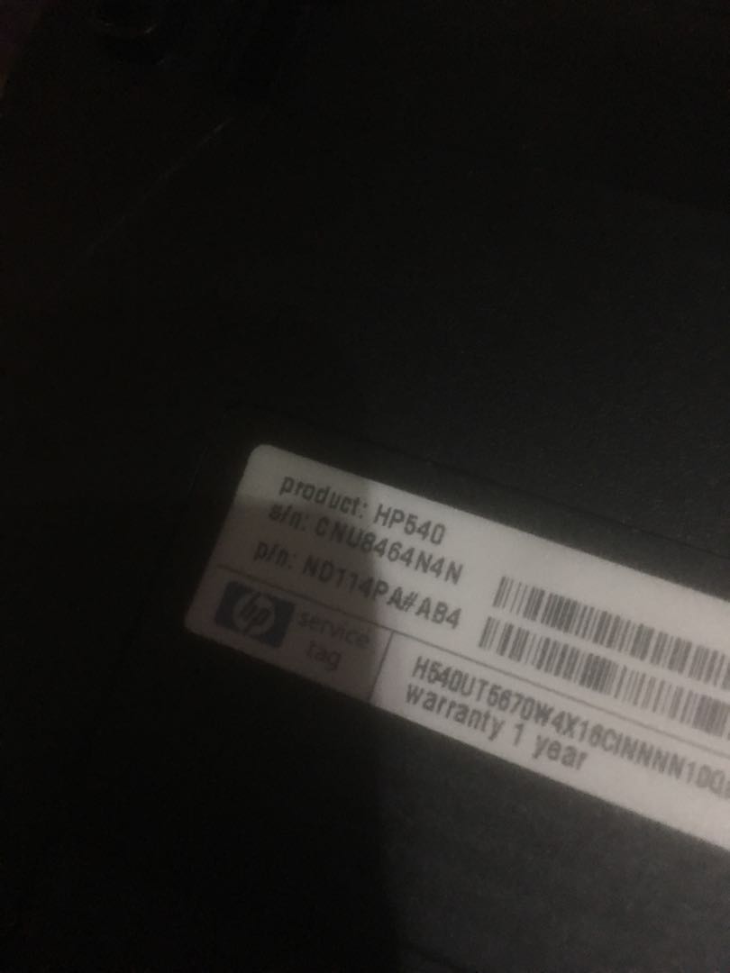 Hp540 laptop, Computers & Tech, Laptops & Notebooks on Carousell