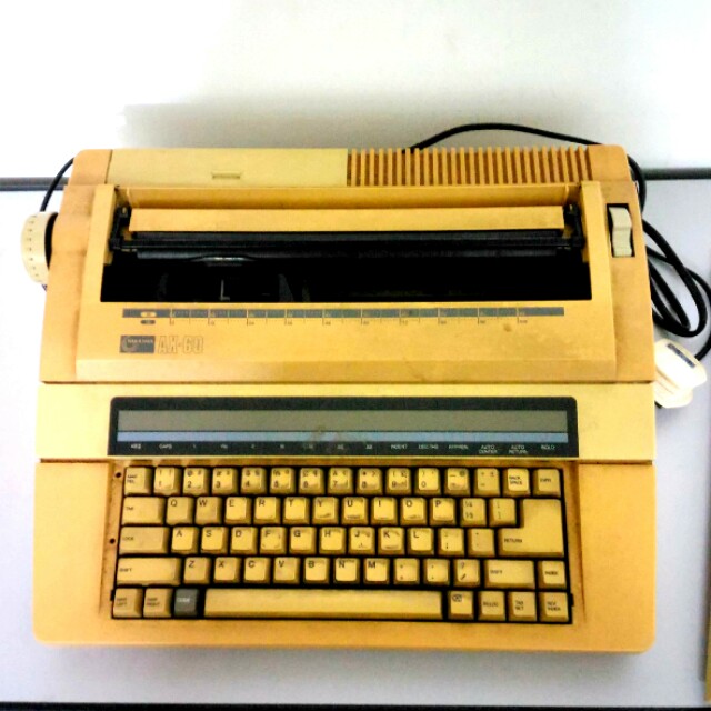 NAKAJIMA AX-60 word processing electronic typewriter, Computers & Tech, Printers, Scanners ...