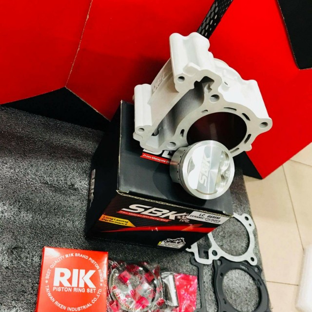 SBK Ceramic block 63mm /66mm lc y15 fz, Motorcycles, Motorcycle ...