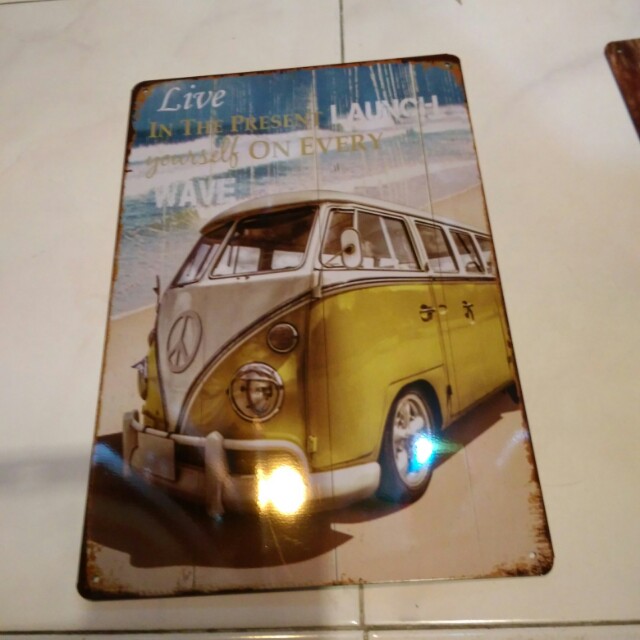 Sign zink/besi vespa, Furniture & Home Living, Home Decor, Vases ...