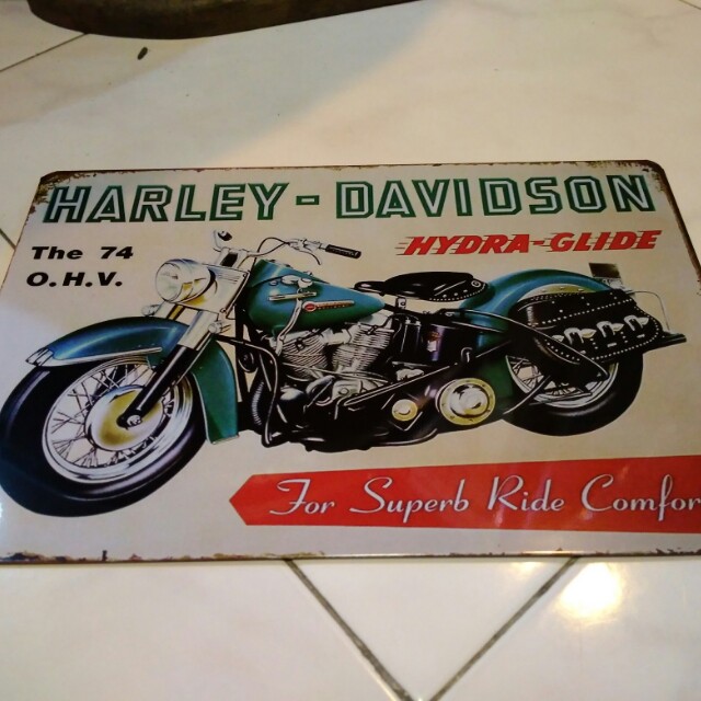 Sign zink/besi vespa, Furniture & Home Living, Home Decor, Vases ...