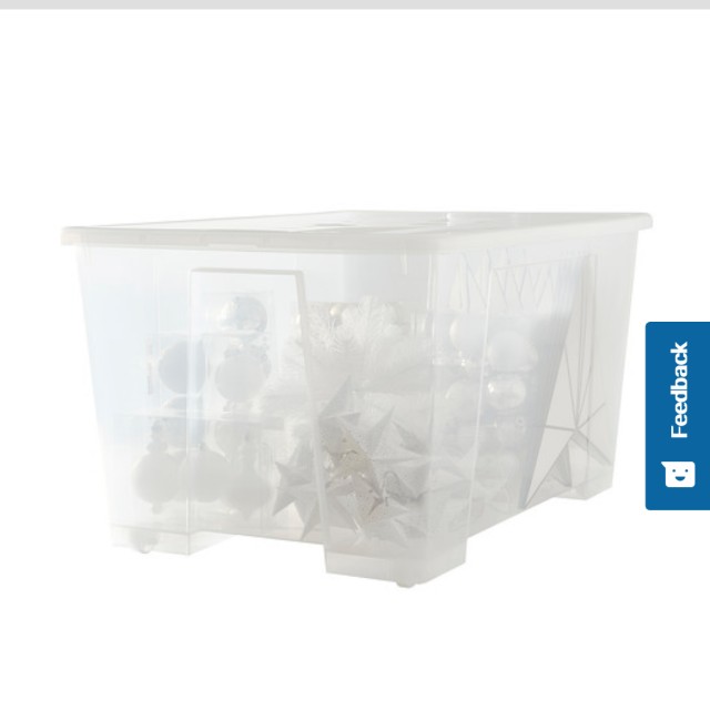 Ikea Samla.Bin 55l/130l, Furniture & Home Living, Home Improvement ...
