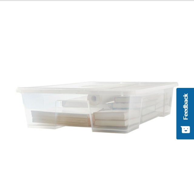 Ikea Samla.Bin 55l/130l, Furniture & Home Living, Home Improvement ...