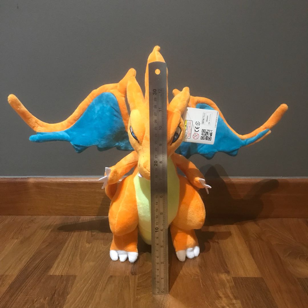 [M] Pokemon Mega Charizard Soft Stuff Plush Toy, Hobbies & Toys, Toys ...