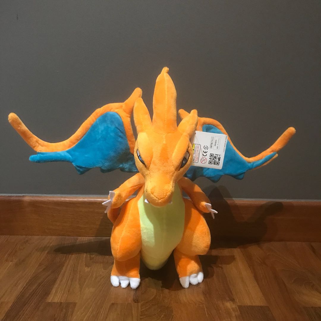 [M] Pokemon Mega Charizard Soft Stuff Plush Toy, Hobbies & Toys, Toys ...