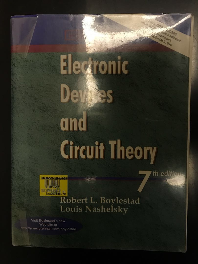 NUS Physics Electronic Devices and Circuit Theory by Robert L ...