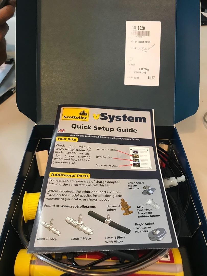 Scottoiler v system, Motorcycles, Motorcycle Accessories on Carousell