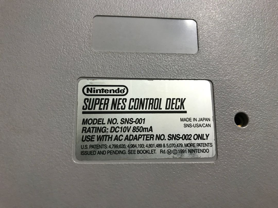 Super Nintendo Entertainment System 1991, TV & Home Appliances, TV ...