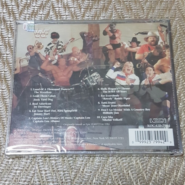 WWF - The Wrestling Album CD, Hobbies & Toys, Music & Media, CDs & DVDs ...