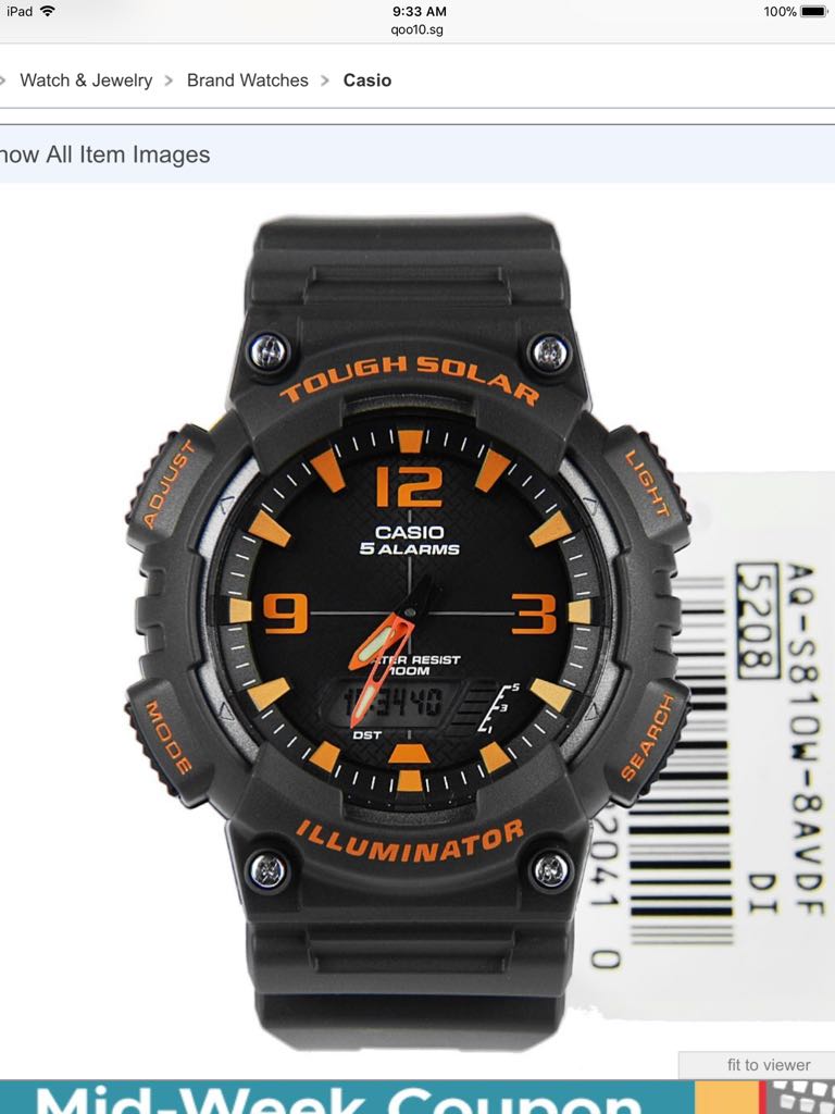 Casio Illuminator Tough Solar, Mobile Phones & Gadgets, Wearables ...