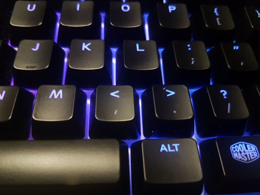 Cooler Master Masterkeys Pro S RGB with Cherry MX Red switches ...